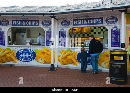 Fish and Chip shop exterior Brighton England UK Europe Stock Photo ...