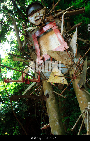 Africa Animist Benin Ouidah Sacred Forest Statue Stock Photo - Alamy