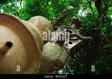 Africa Animist Benin Ouidah Sacred Forest Statue Stock Photo - Alamy