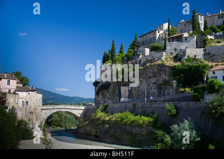 Ancient Roman bridge Vaison la Romaine Vaucluse Provence France Stock ...