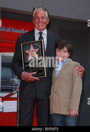 Actor George Hamilton, his son George ?GT? Hamilton and his German ...