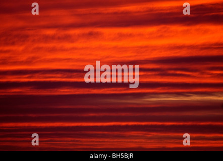 sunset or sunrise sky, background or texture Stock Photo - Alamy