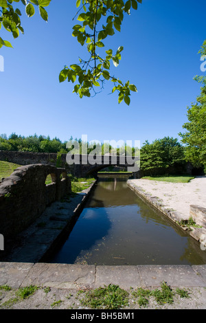 Bridge at Bugsworth Basin a restored canal basin near Whaley Bridge ...