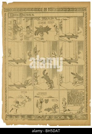 Buster Brown & His Dog Tige Stock Photo - Alamy