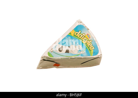 cheese triangle from Kraft dairylea Stock Photo - Alamy