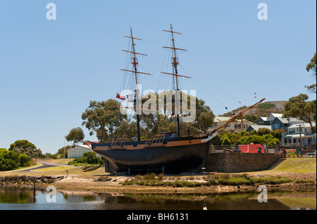 Replica Brig Amity at Albany Western Australia which brought the first ...