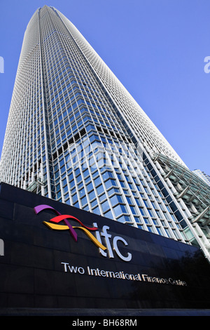 Two IFC office block skyscraper in Hong Kong, China Stock Photo - Alamy