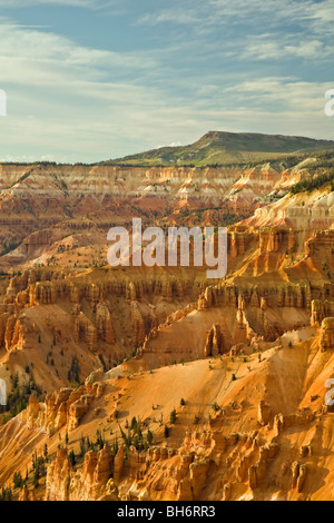 Hoodoos in Cedar Breaks Amphitheater seen in late October from Point ...