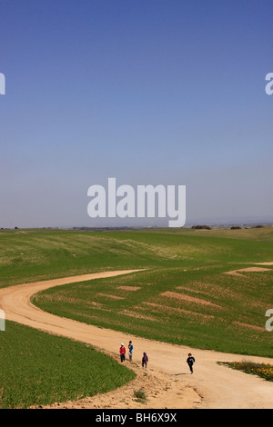 Israel, Besor region in the northern Negev. Ein Besor archaeological ...