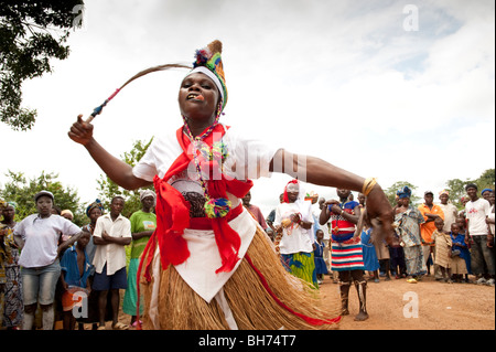 Traditional dancers Tinkoko Sierra Leone Africa Stock Photo - Alamy
