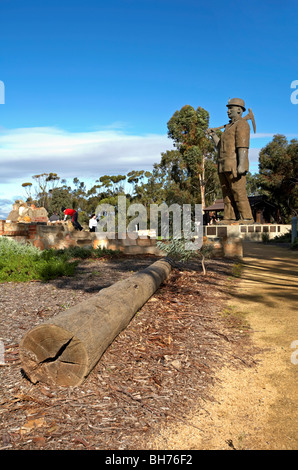Map Kernow Statue Kapunda South Australia Stock Photo - Alamy