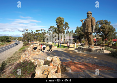 Map Kernow Statue Kapunda South Australia Stock Photo - Alamy