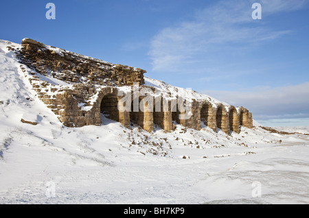 Old calcining kilns Rosedale Chimney North York Moors National Park ...