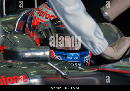 Jenson Batton - McLaren Mercedes racing team F1 Stock Photo - Alamy
