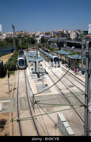 Trams, Athens, Greece Stock Photo - Alamy