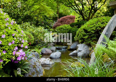 Japanese Garden Portland Oregon USA Stock Photo - Alamy