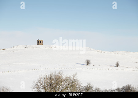Semple Trail, ruins of Castle Semple Temple, or Hunting Tower, Kenmure ...