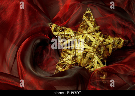 Stern auf rot - star on red 05 Stock Photo - Alamy