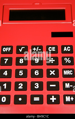 Students desktop lesson plan and calculator Stock Photo - Alamy