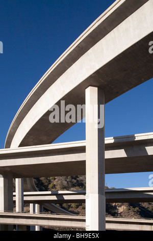 5 Freeway and 14 Freeway interchange Los Angeles California United ...
