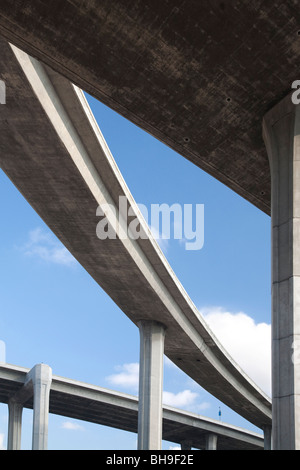 5 Freeway and 14 Freeway interchange Los Angeles California United ...