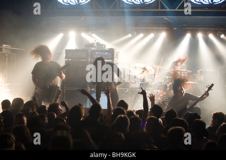 BUDAPEST - JANUARY 18: American Death Metal Band called Faceless ...