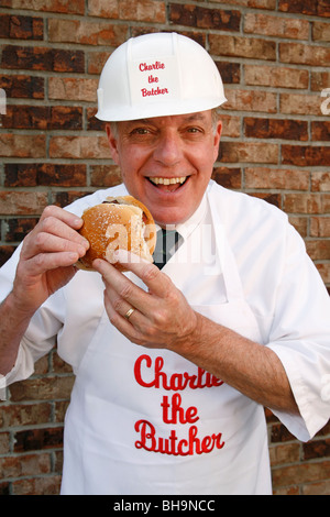 Charlie the Butchers Kitchen roast beef Buffalo New York Stock Photo ...