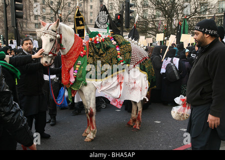 Islamic march in London Stock Photo - Alamy