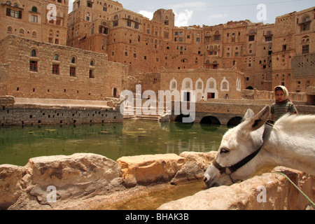 Water cistern at Hababah traditional village, Yemen Stock Photo - Alamy