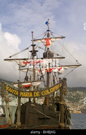 ship Santa Maria Madeira Stock Photo - Alamy