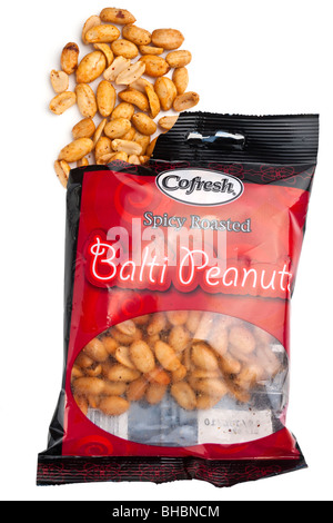 Bag of Cofresh spicy roasted Balti peanuts Stock Photo - Alamy