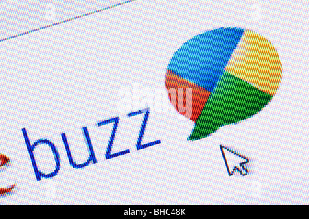 Google buzz website Stock Photo - Alamy