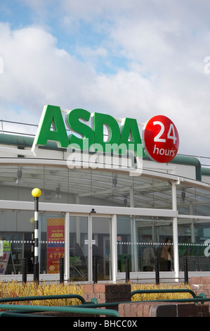 Asda 24 hours supermarket store, Lower Earley District Centre, Earley ...