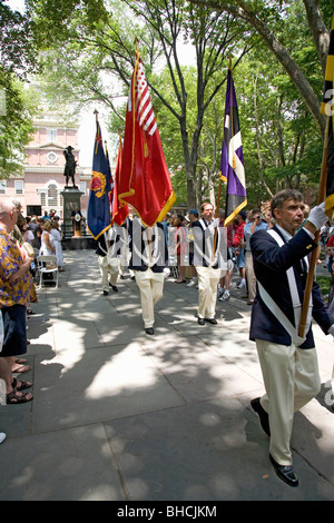 Philadelphia, Pa. - Ceremonies in front of Independence Hall, Chestnut ...
