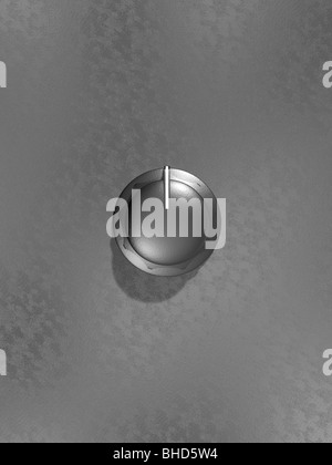 Volume dial on wall Stock Photo - Alamy