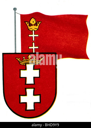 Poland. Free City of Danzig. East Prussia. Lithuania. STANFORD c1925 ...
