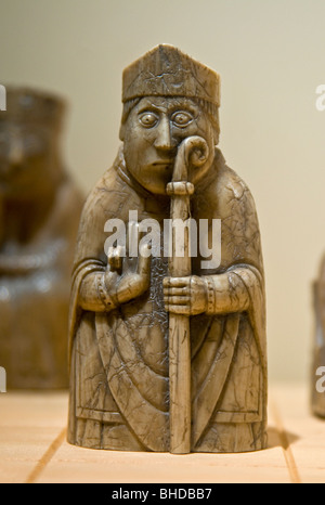 Isle of Lewis, Uig bay, where 78 chess pieces were found, carved in ...