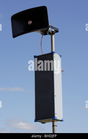 Public address system (PA system) loudspeaker on cruise ship Stock ...