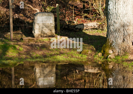 The source of the River Thames at Thameshead near Kemble in ...