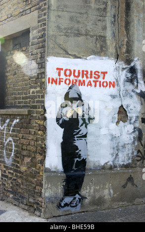 Banksy Street Art in London. By Order National Highways Agency. This is ...