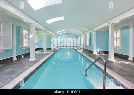 The new indoor swimming pool in Stuttgart, Germany, historical Stock ...
