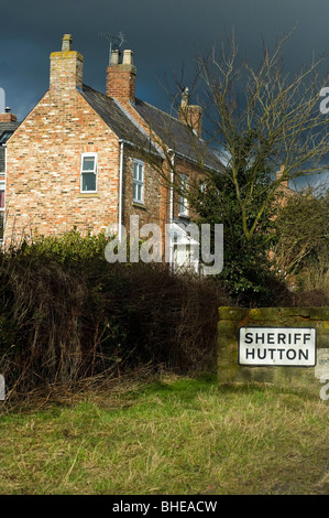 Small village Sheriff Hutton North Yorkshire, UK Stock Photo - Alamy