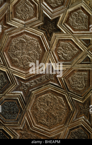 The mimbar in the mosque of Ibn Tuluun Cairo, Mamluk period, geometric ...