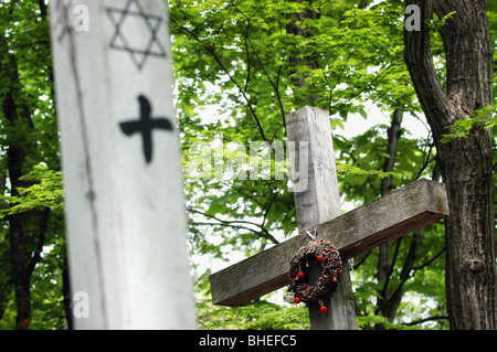 A cross marks the place where it is claimed Jesus Christ is buried in ...