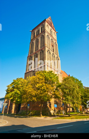 Church by the river Peene, Anklam, Germany Stock Photo: 28634236 - Alamy