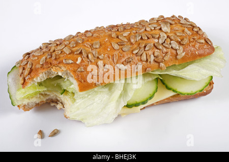 Cheese Salad Roll Stock Photo - Alamy
