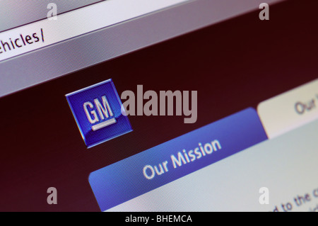 General Motors website Stock Photo - Alamy