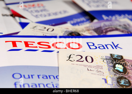 Tesco insurance leaflets Stock Photo - Alamy