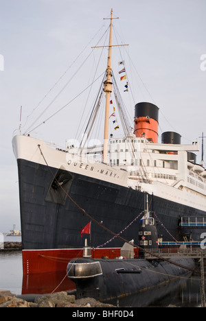 The bow of the RMS Queen Mary in Long Beach, California Stock Photo - Alamy