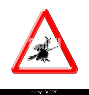 Warning Witches! Graphical representation using Road Warning Sign with ...